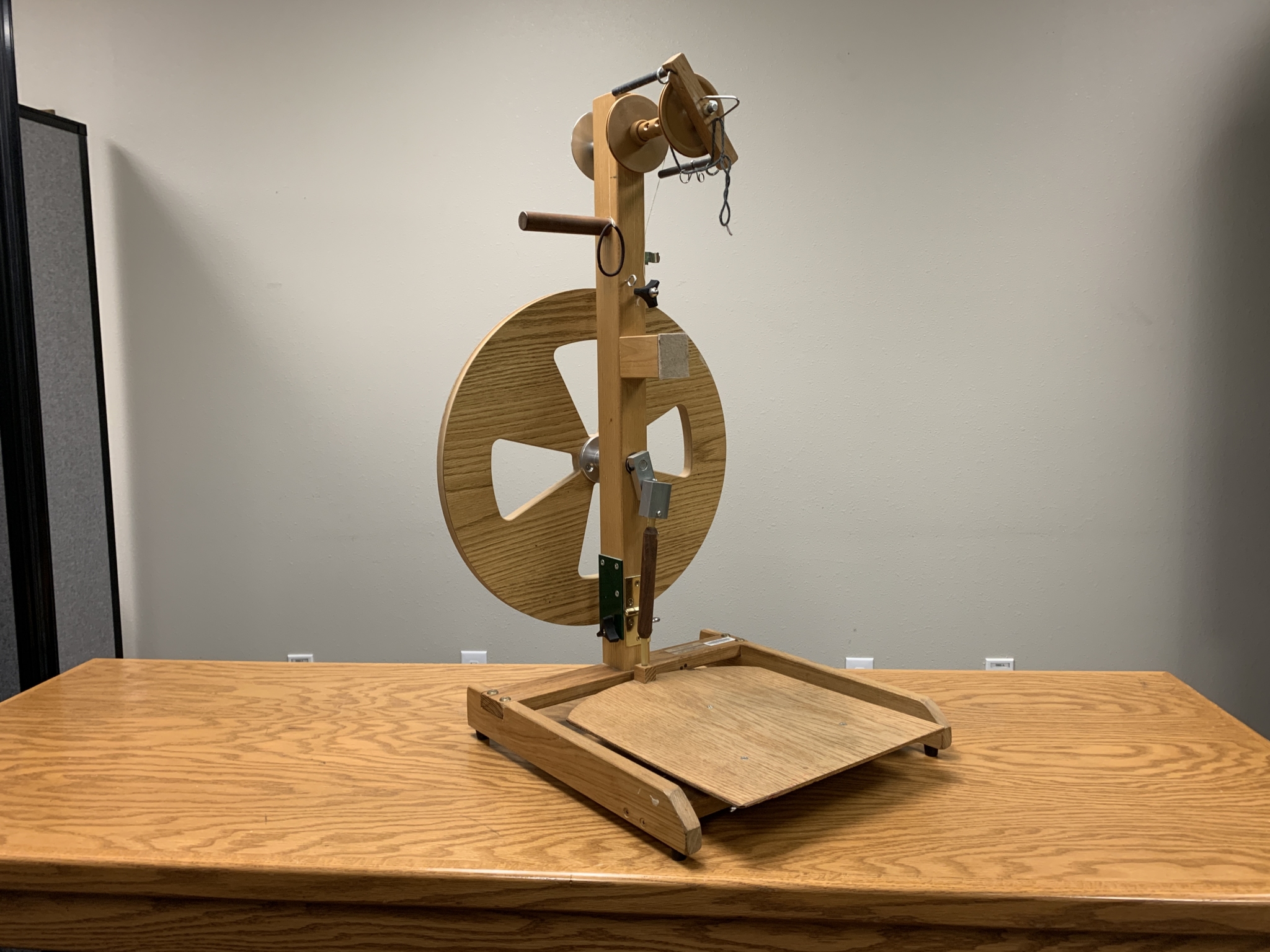 Upright Spinning Wheel - Orem Public Library Makerspace